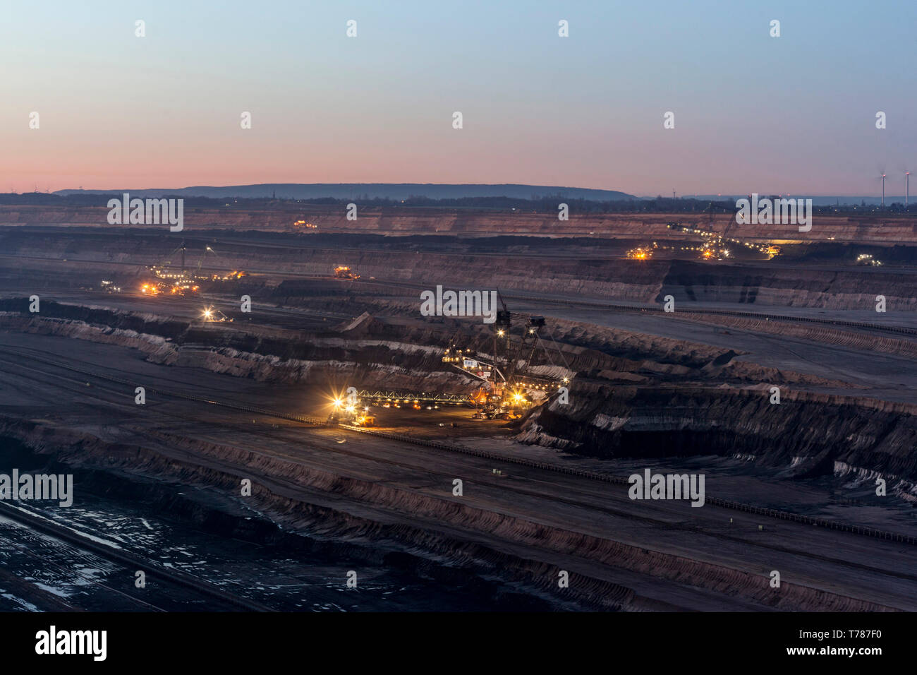 Brown coal mine Garzweiler of RWE Power Stock Photo - Alamy