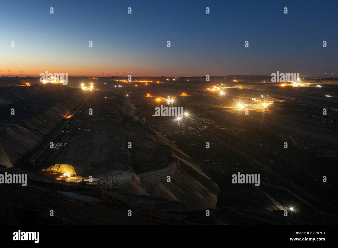Brown coal mine Garzweiler of RWE Power Stock Photo - Alamy