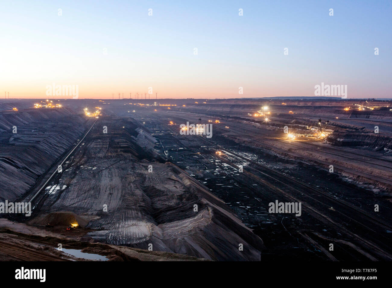 Brown coal mine Garzweiler of RWE Power Stock Photo - Alamy