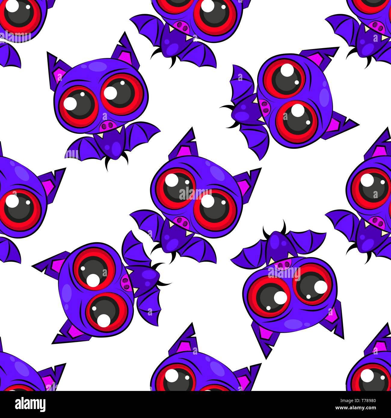 Seamless bat pattern for Halloween .Vector illustration for your needs ...
