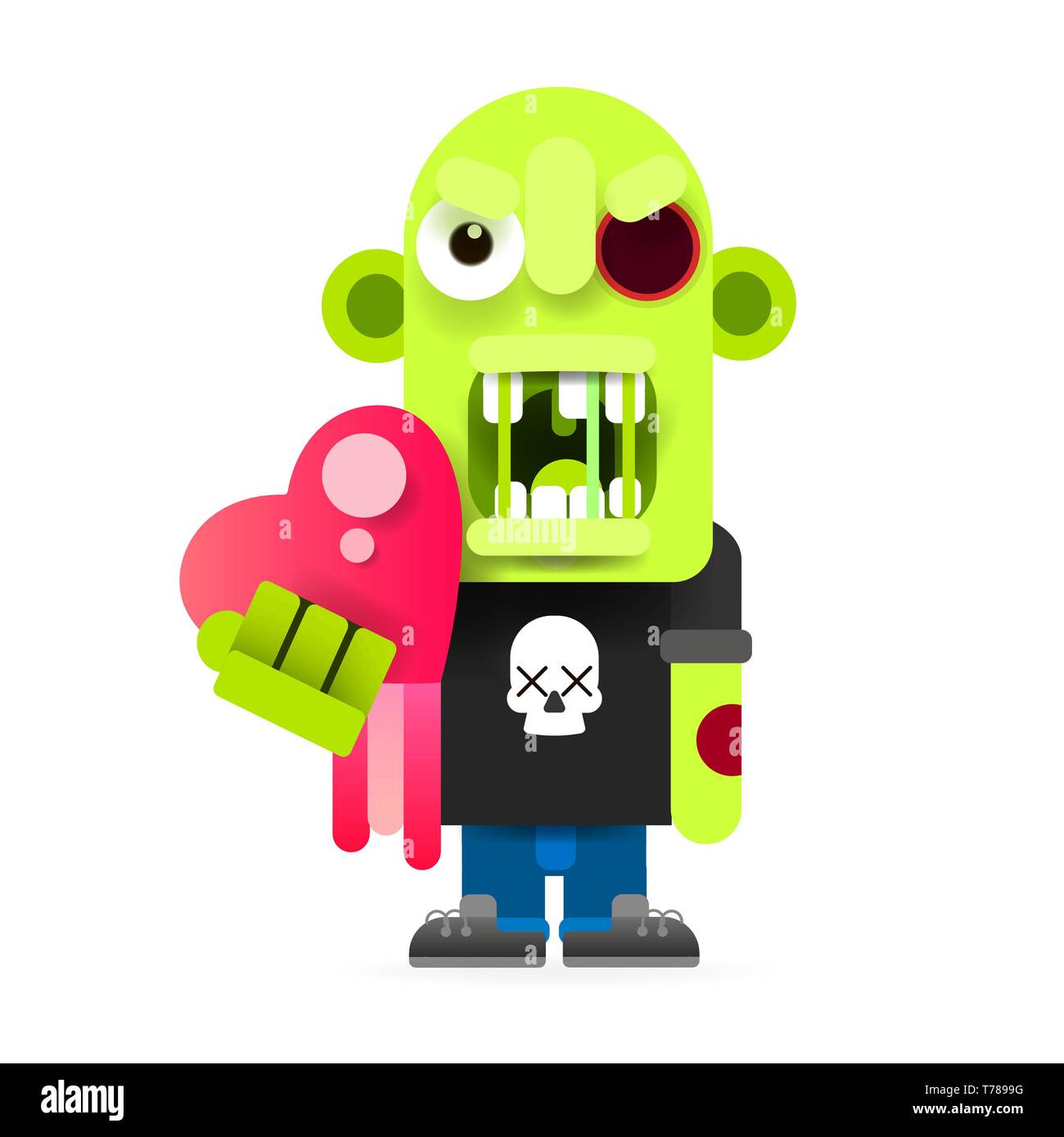 Vector illustration cartoon zombie baby hi-res stock photography and ...