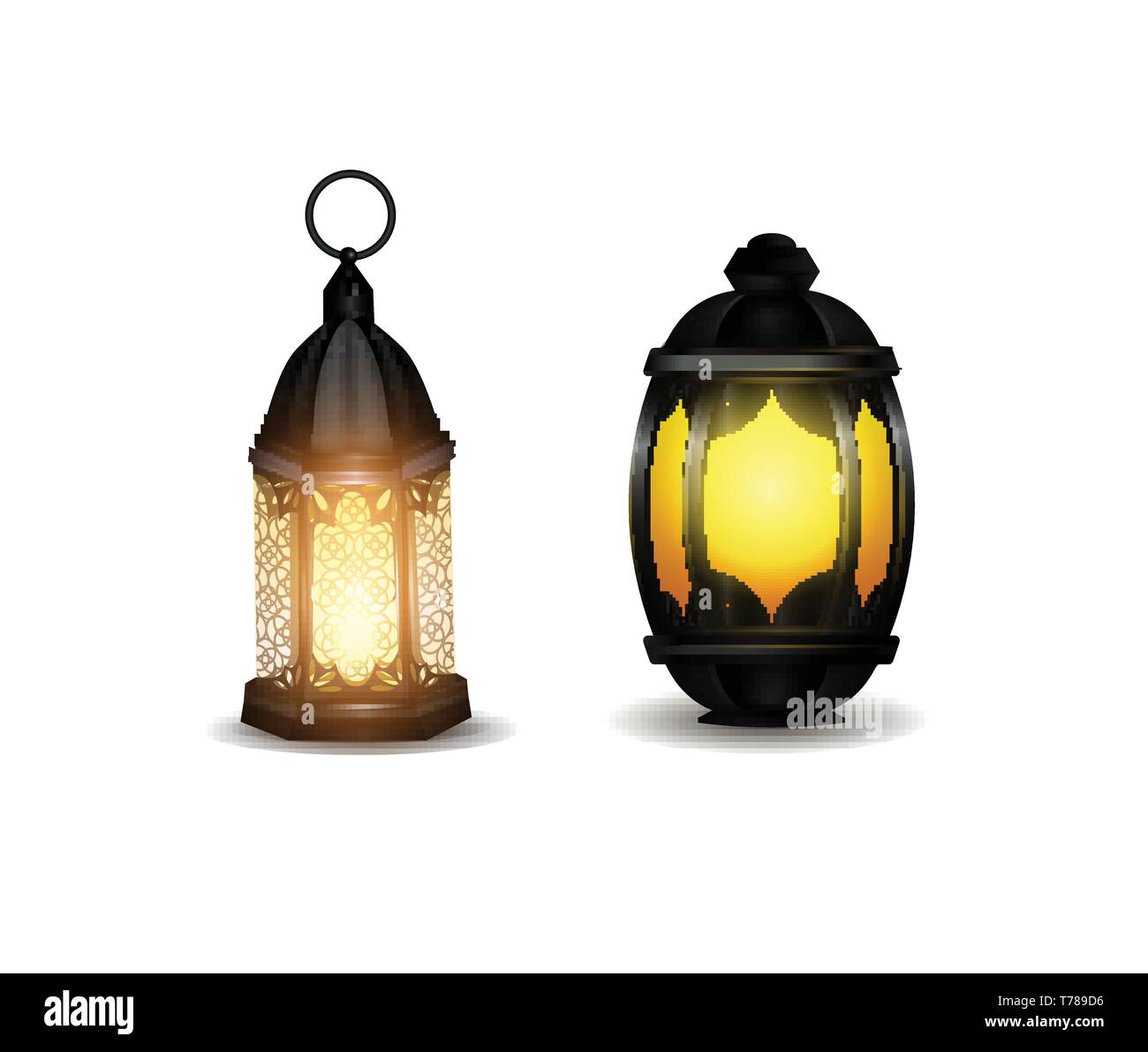 Old east lamp vector illustration pack set Stock Vector Image & Art - Alamy