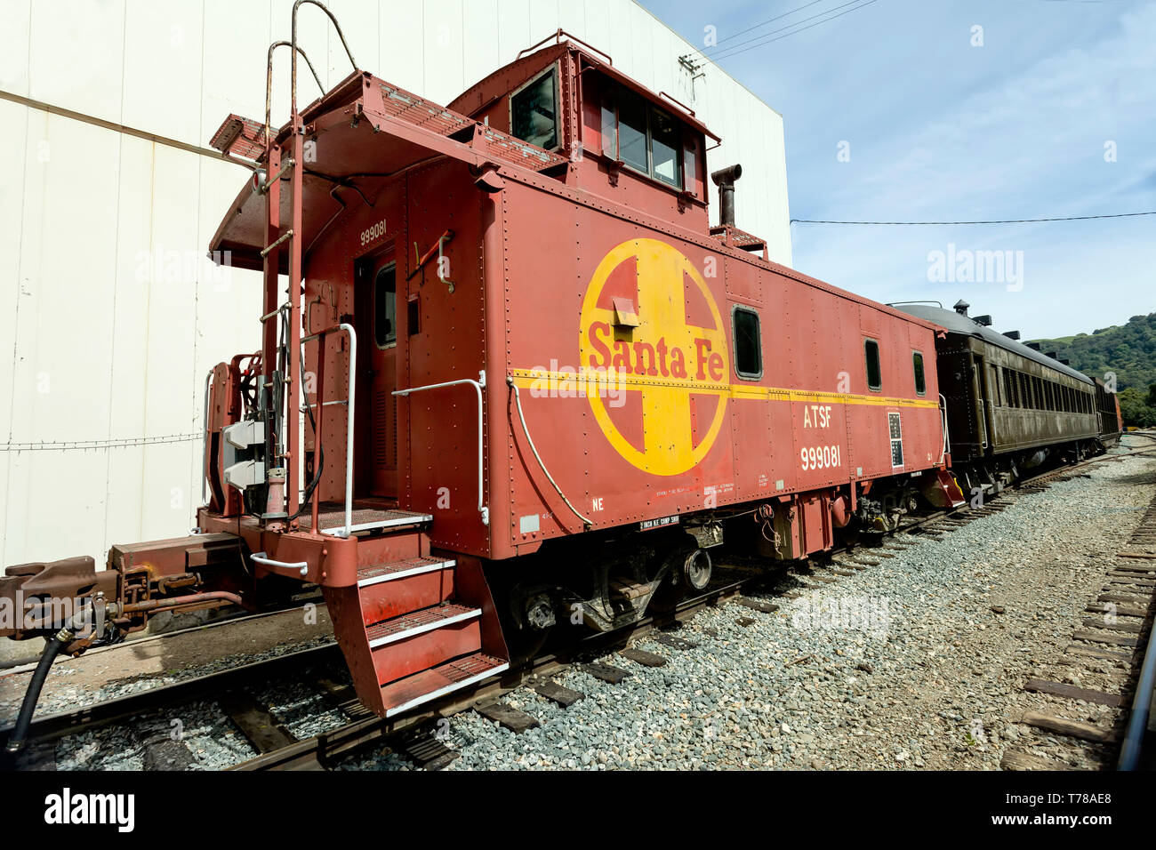 Niles Canyon Train Yard, NILES, CA – APRIL 11, 2011: Niles Canyon Train ...