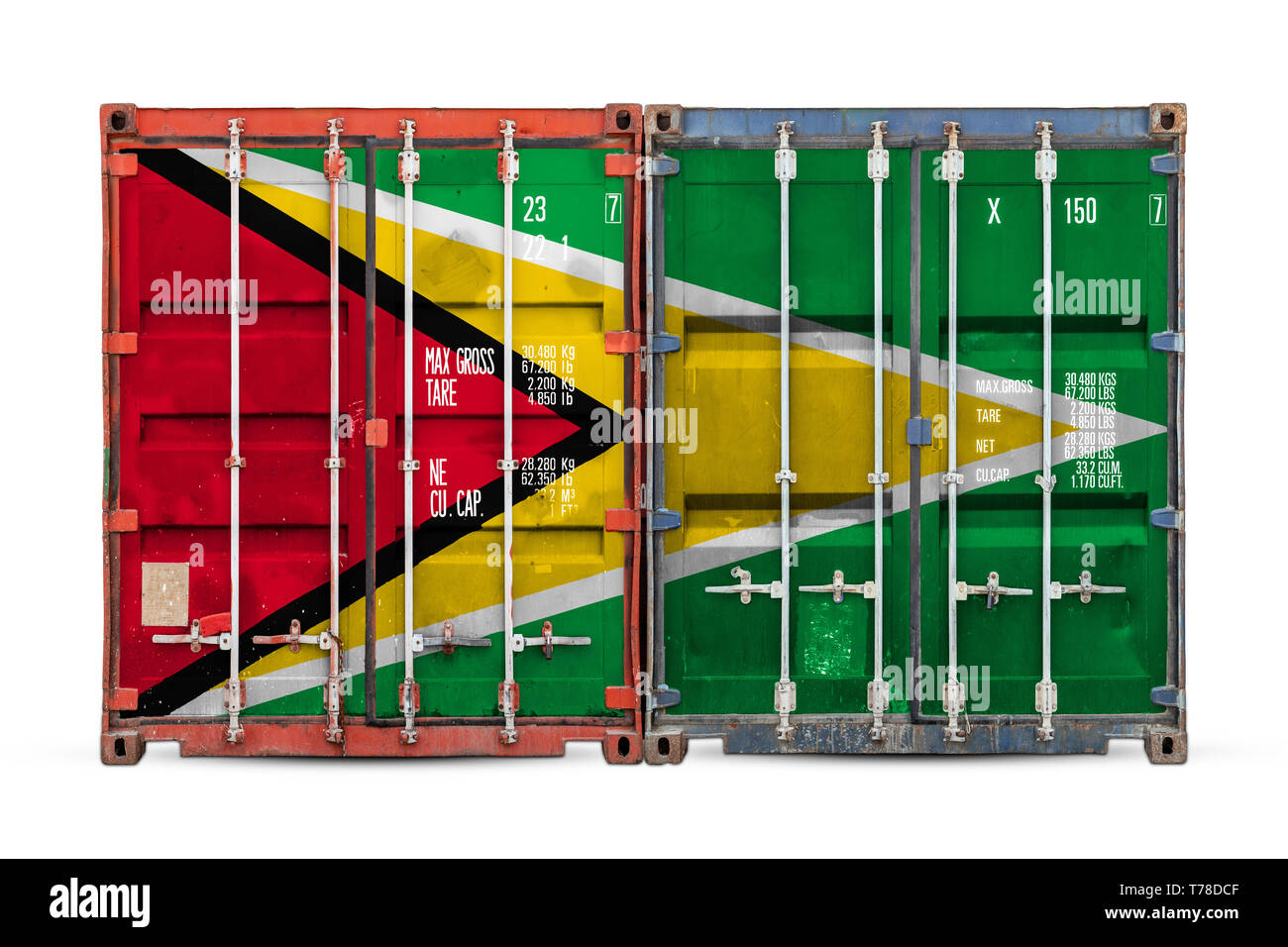 The concept of Guyana export-import and national delivery of goods ...