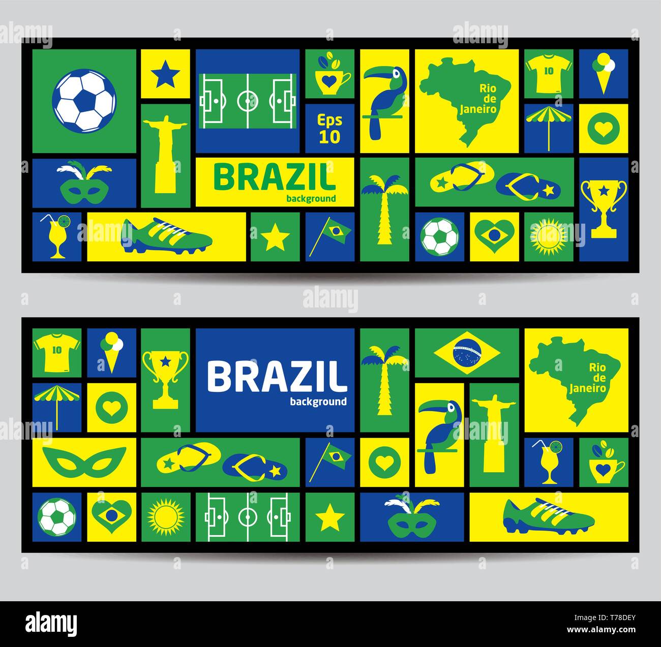 Vector Illustration of Brazil Stock Vector Image & Art - Alamy