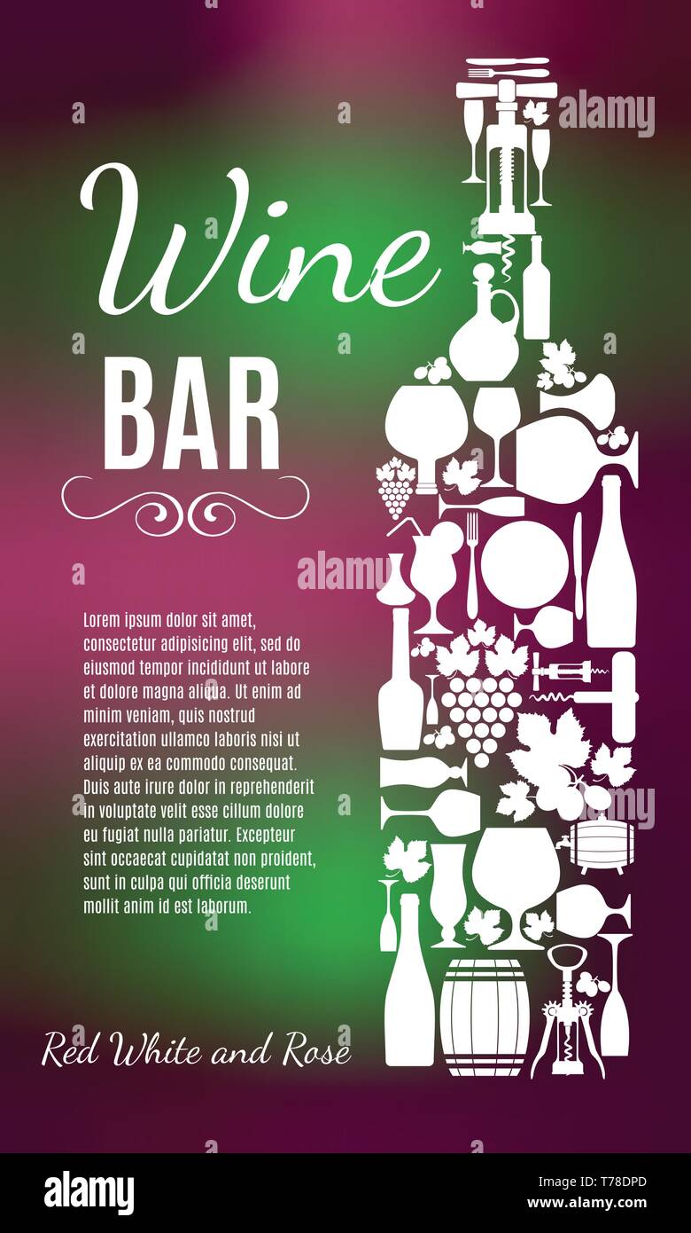Wine menu background Stock Vector Image & Art - Alamy