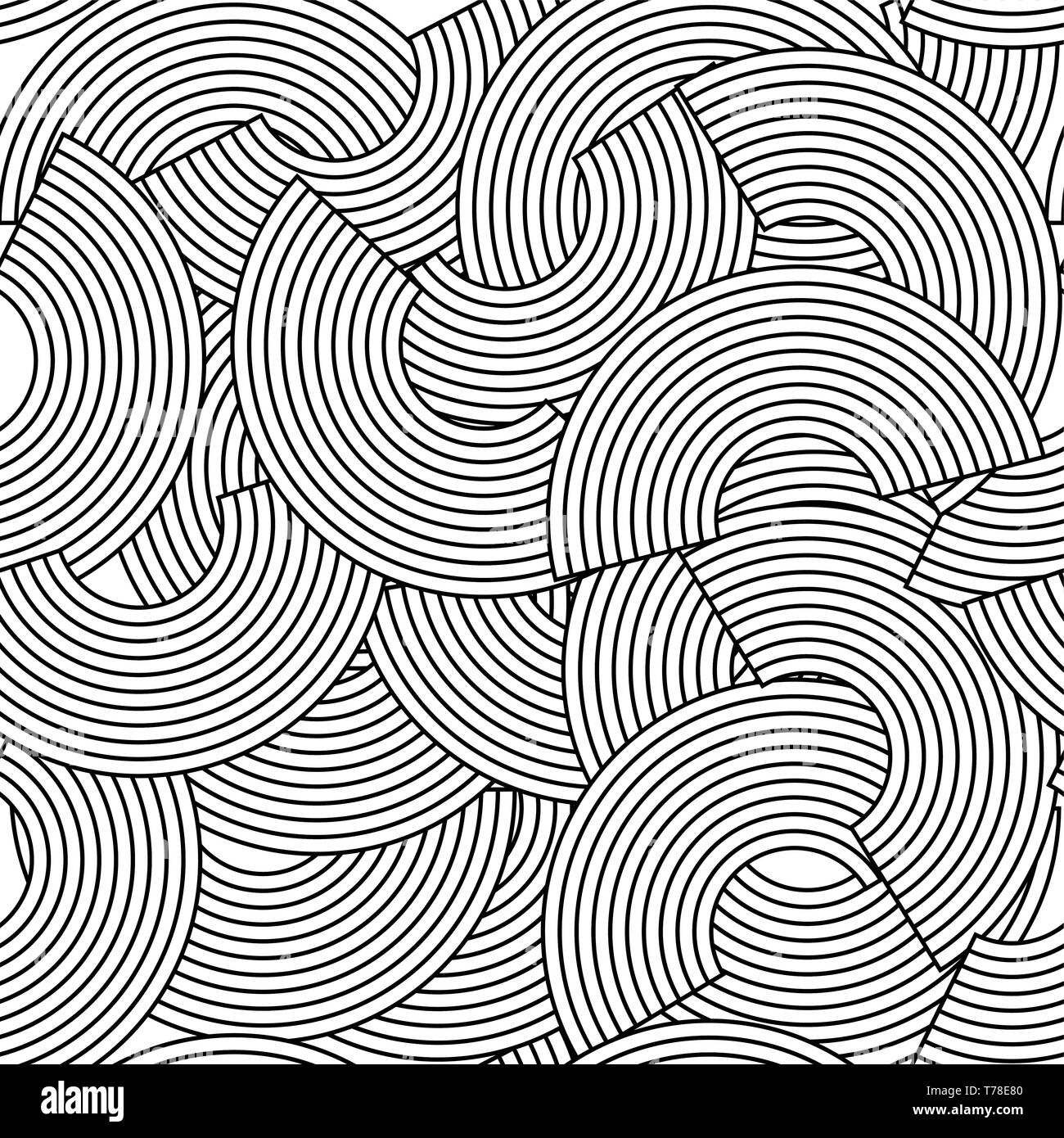 Vector seamless pattern with interweaving of lines Stock Vector Image & Art - Alamy