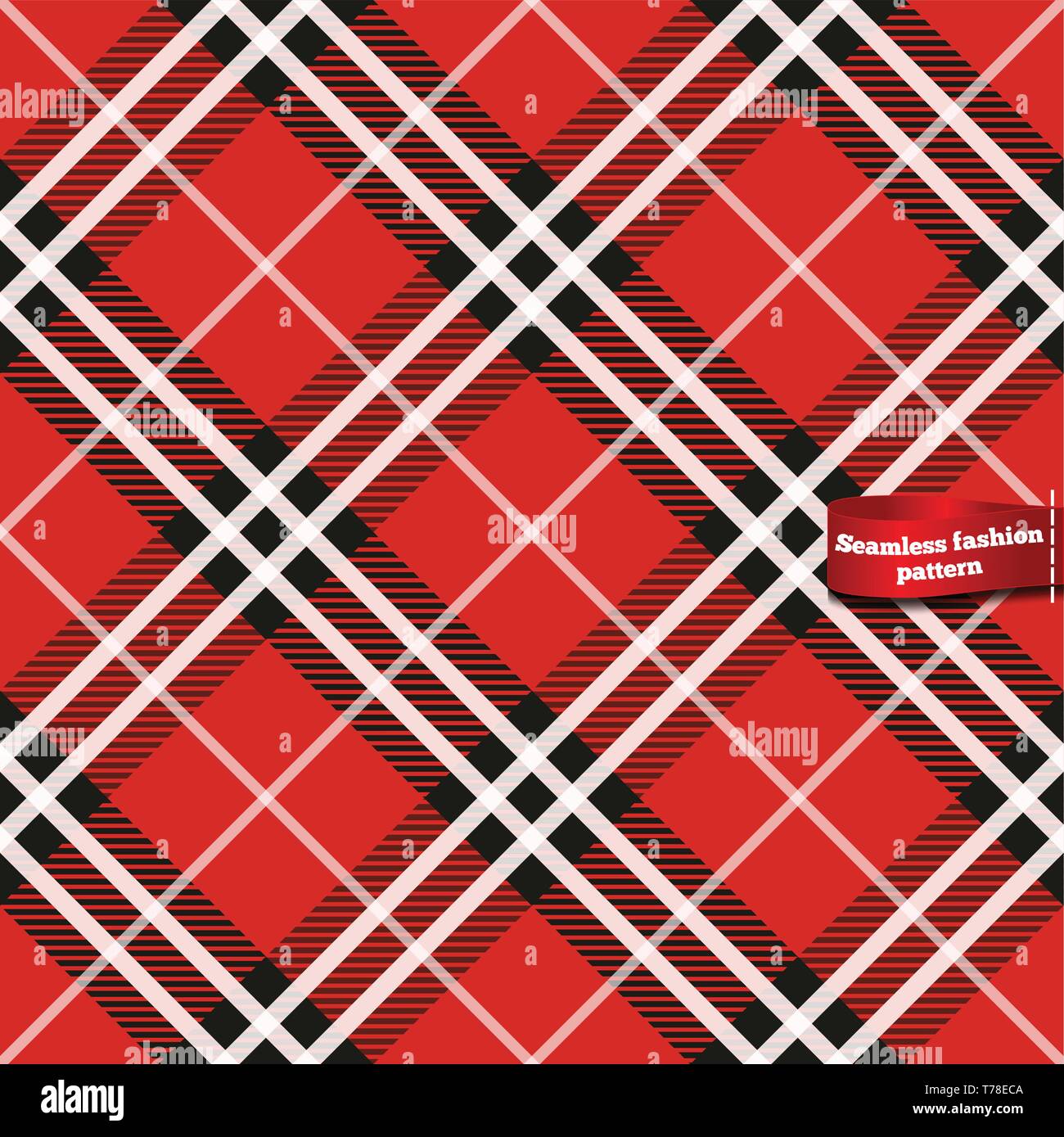 Seamless tartan fabric pattern Stock Vector Image & Art - Alamy