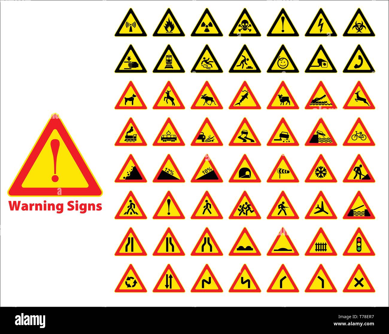 Wether warning Stock Vector Images - Alamy
