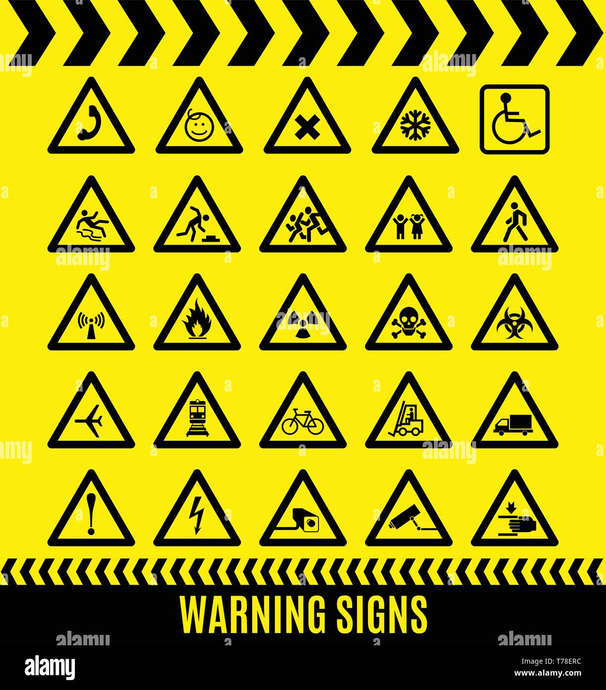 Warning Sign Background