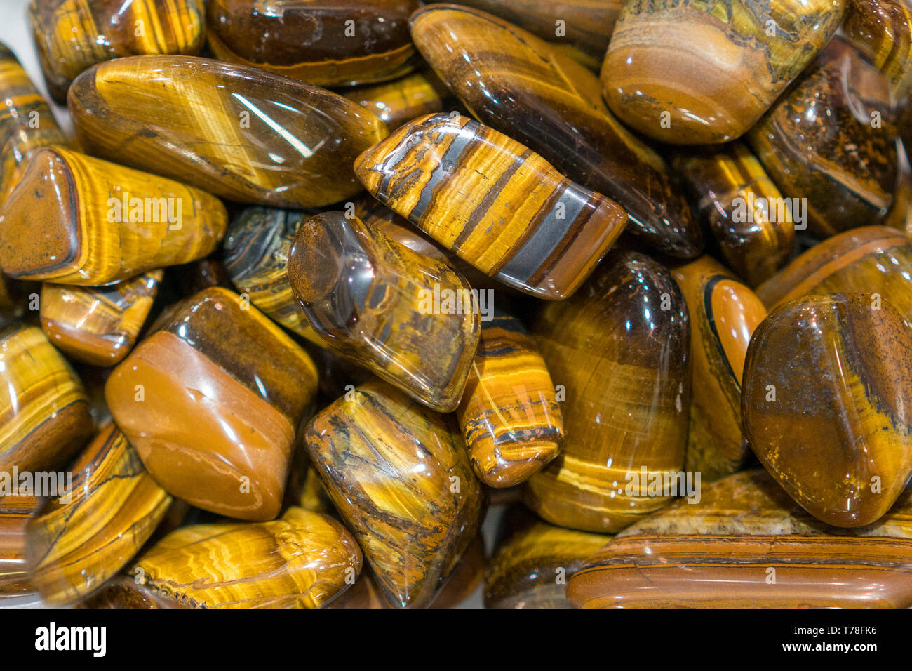 Tiger Eye Stones Ready to Make Handmade Jewelry. tiger's eye and hawk's ...