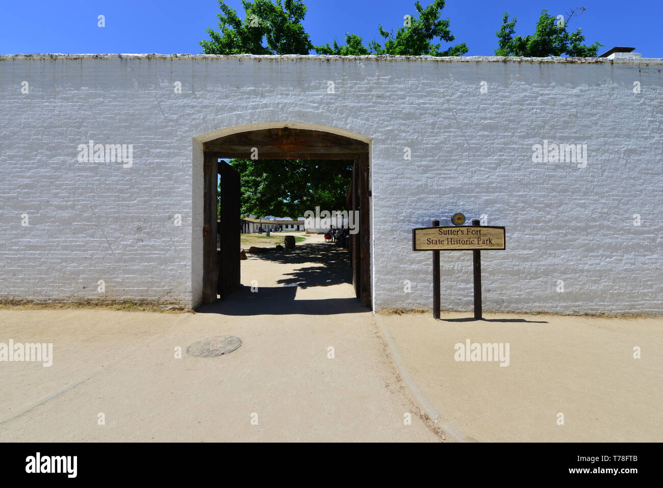 Sutters Fort in Sacramento Stock Photo - Alamy