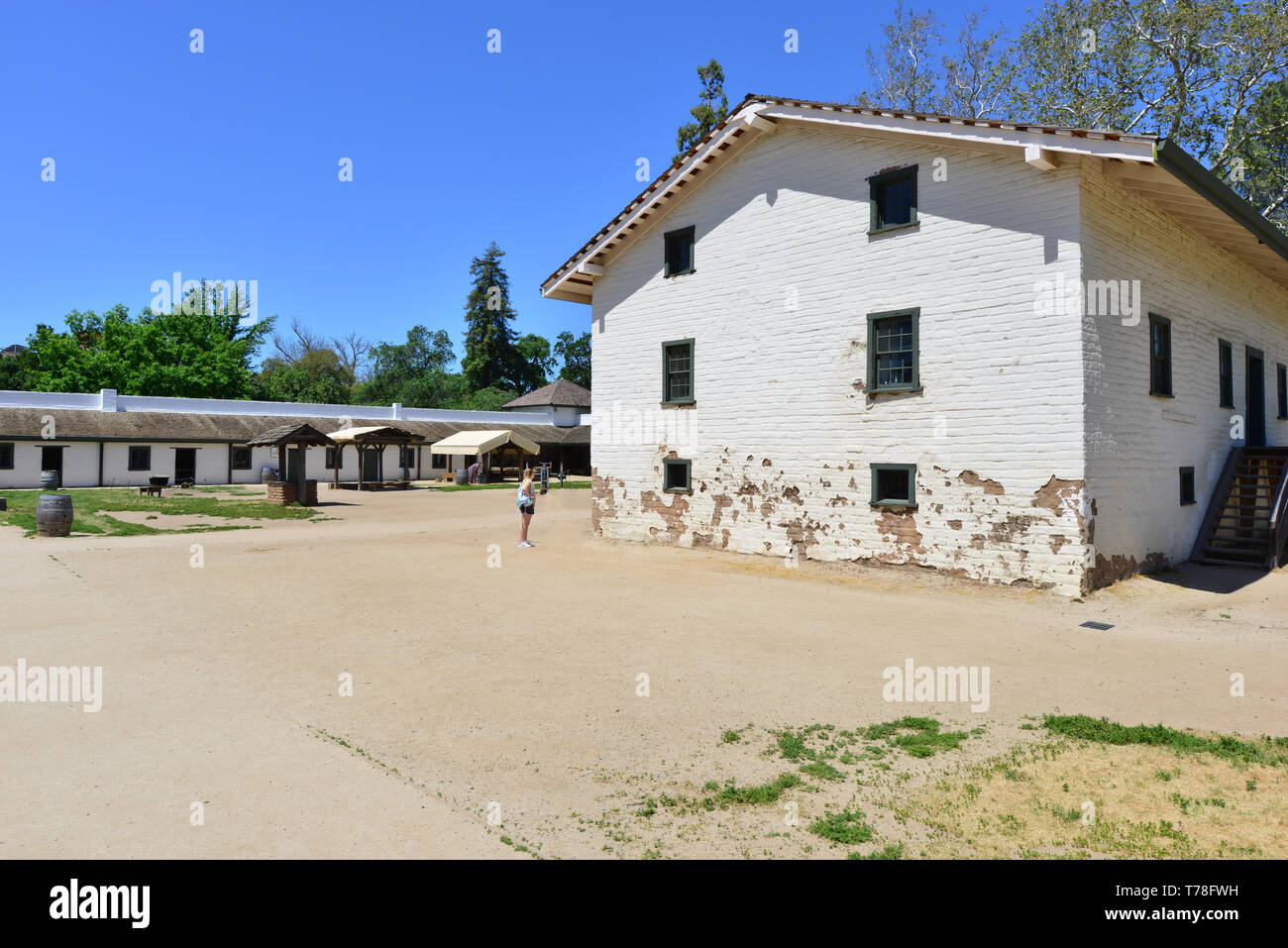 Sutters Fort in Sacramento Stock Photo - Alamy