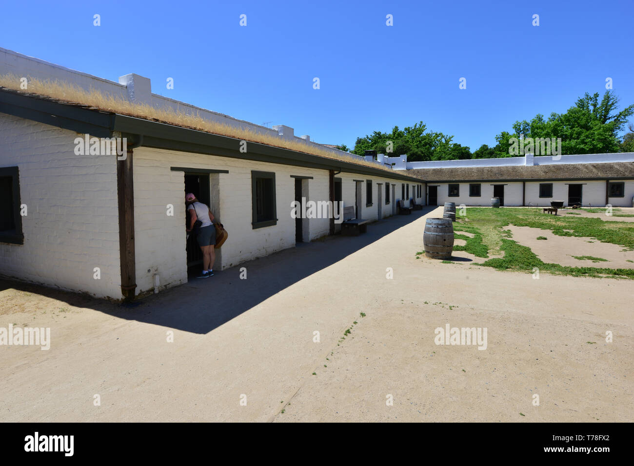 Sutters Fort in Sacramento Stock Photo - Alamy