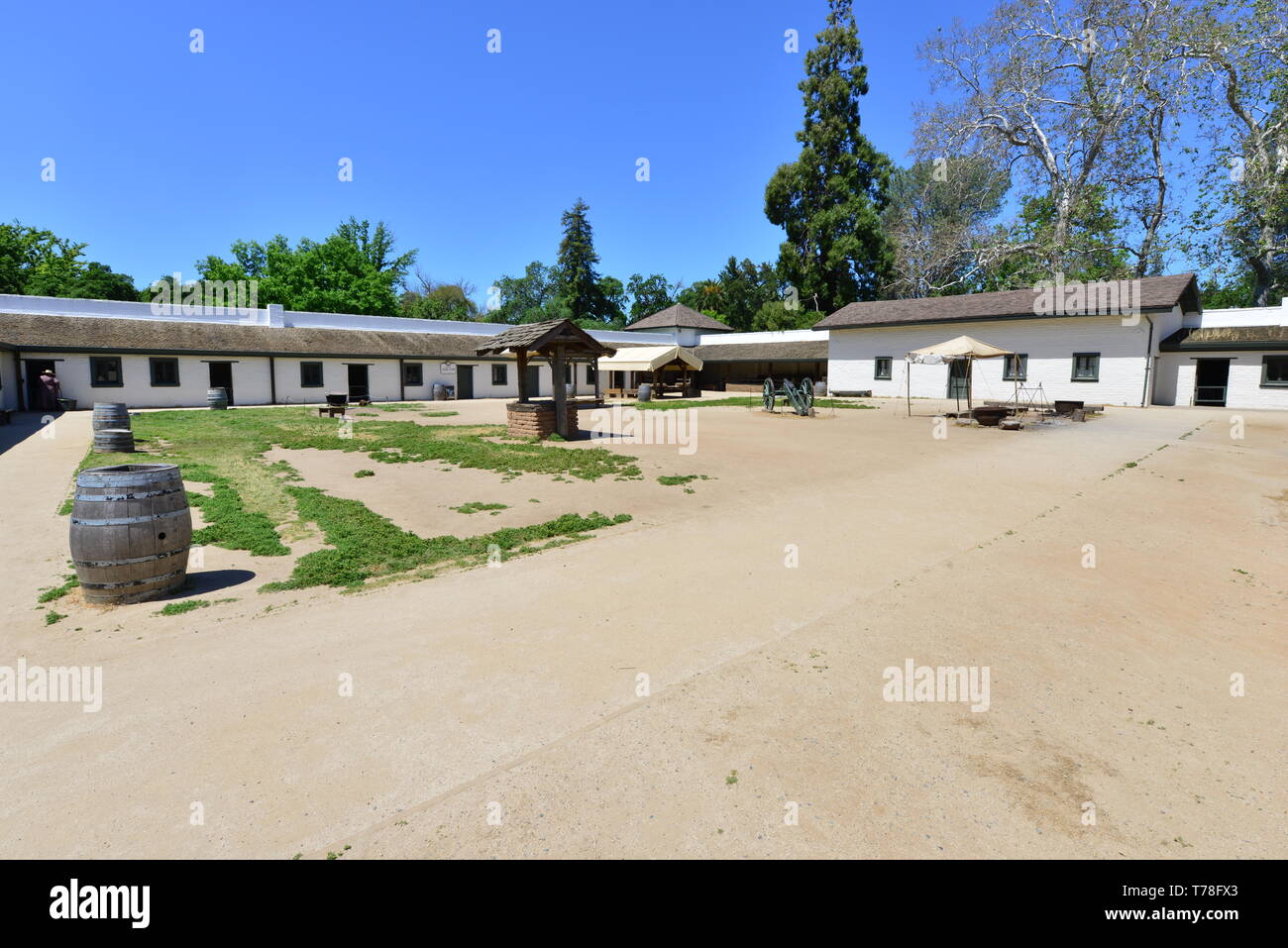 Sutters Fort in Sacramento Stock Photo - Alamy