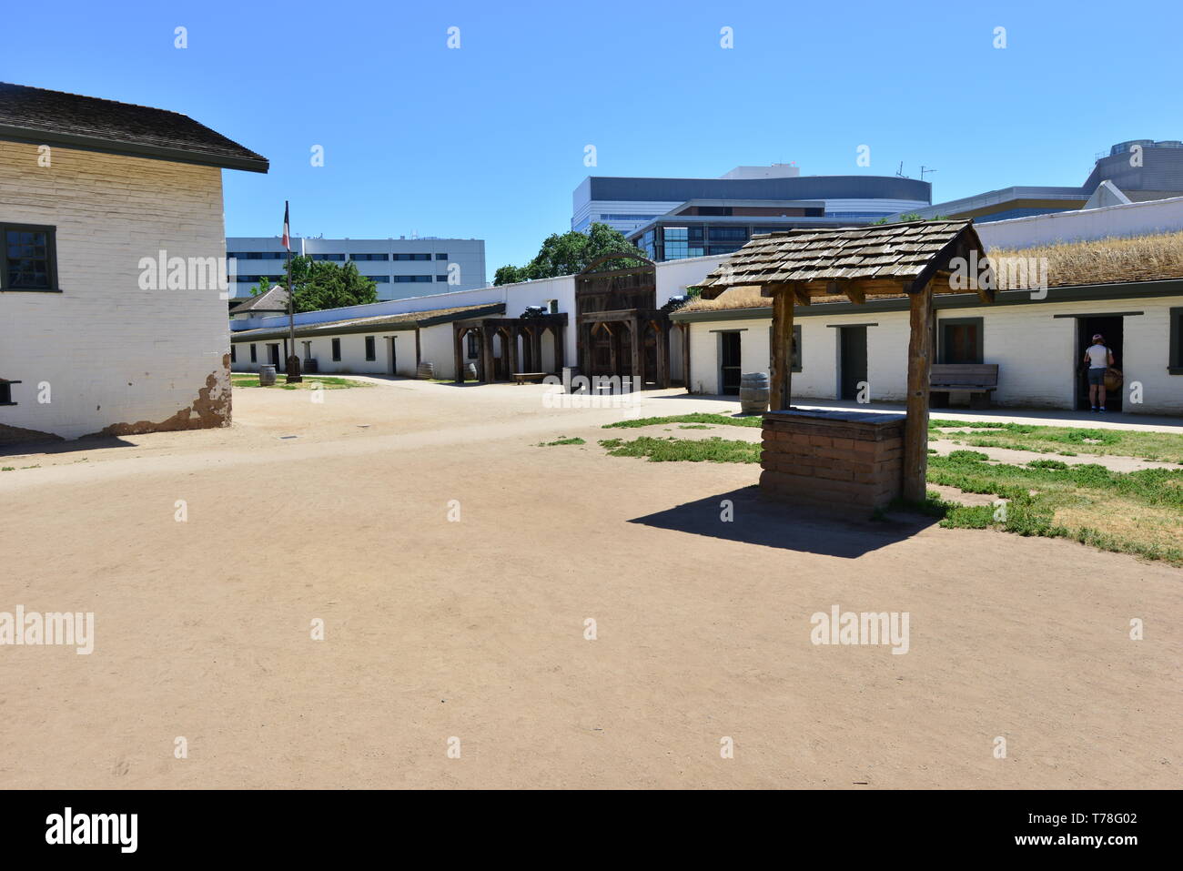 Sutters Fort in Sacramento Stock Photo - Alamy