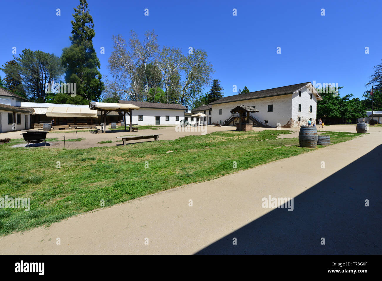 Sutters Fort in Sacramento Stock Photo - Alamy
