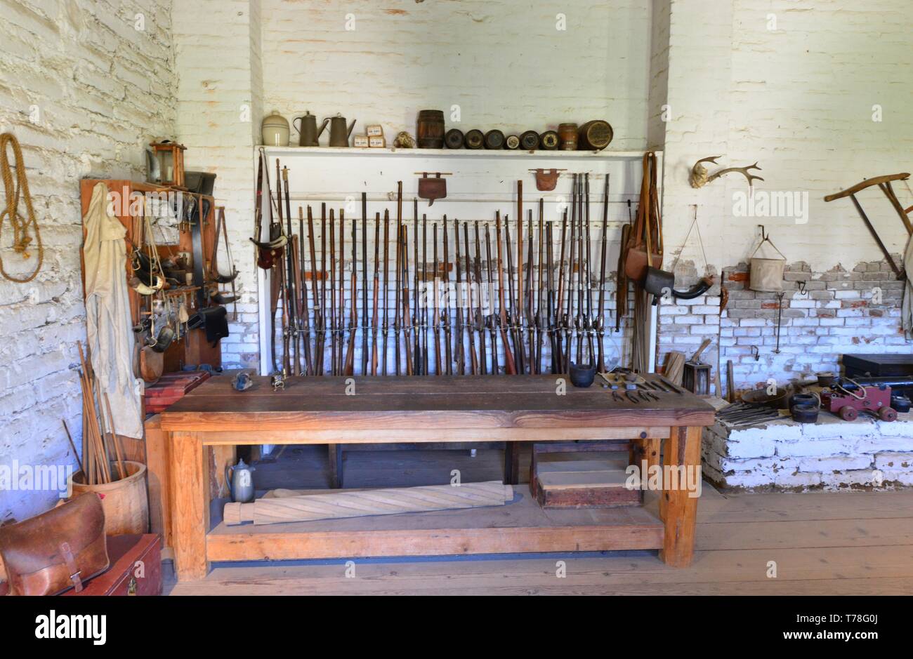 Sutters Fort in Sacramento Stock Photo - Alamy