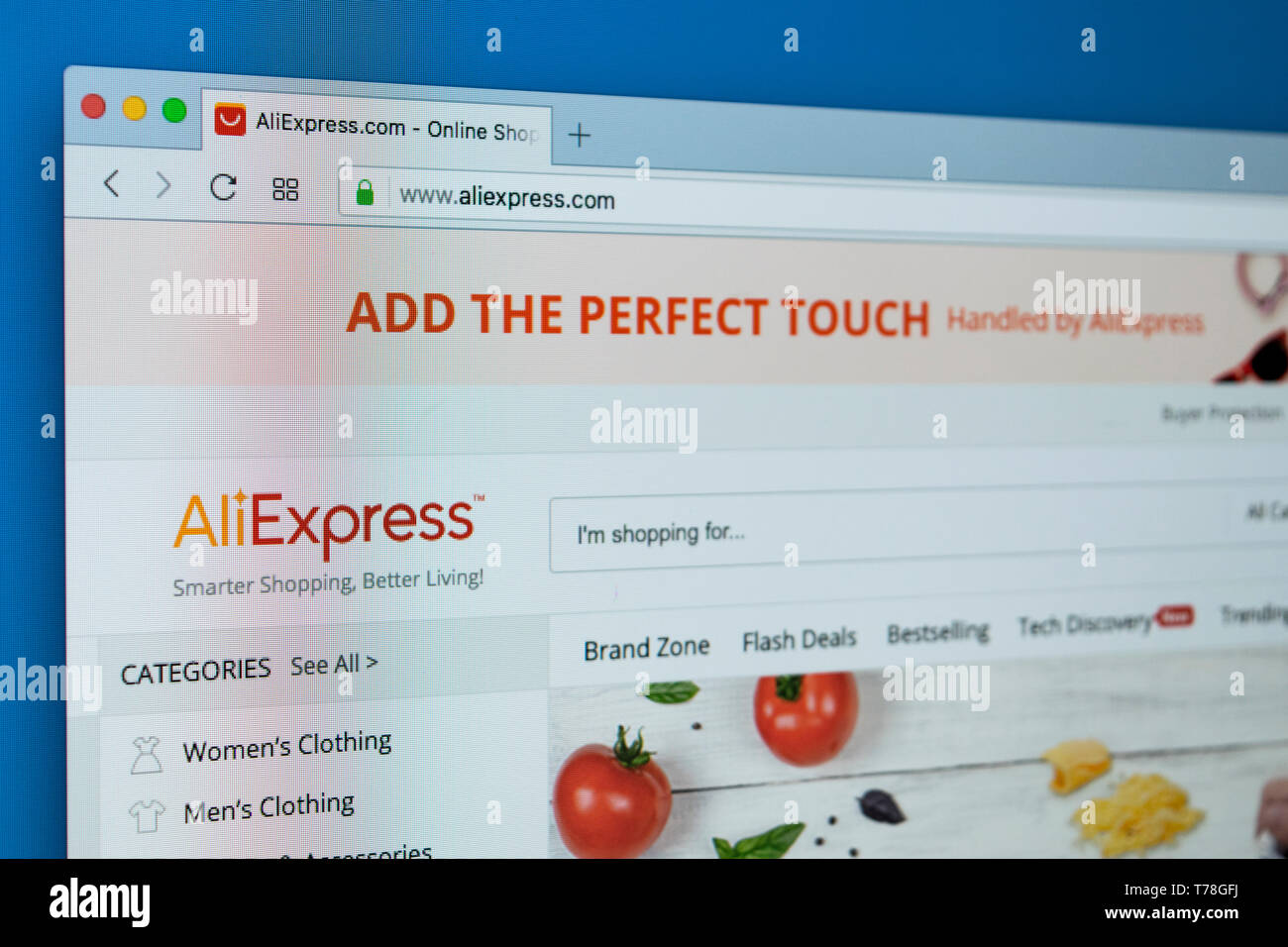 Aliexpress website hi-res stock photography and images - Alamy