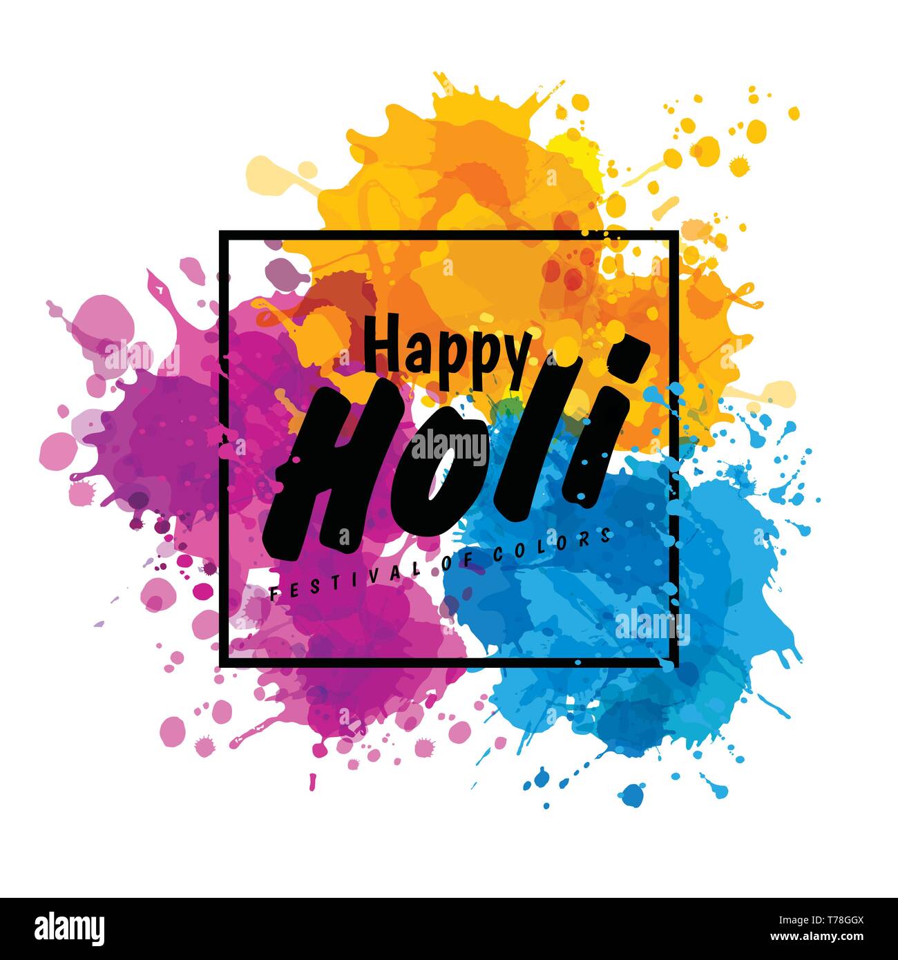 Holi banners hi-res stock photography and images - Alamy