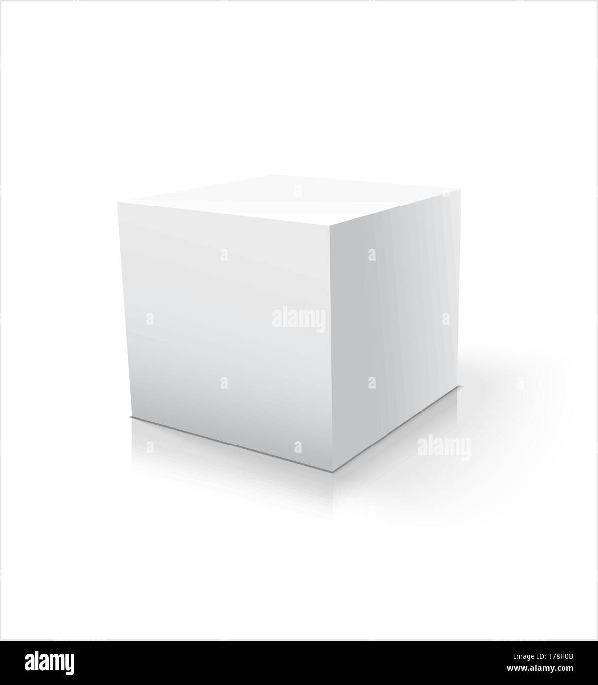 Box white icon. Template for your design Stock Vector Image & Art - Alamy