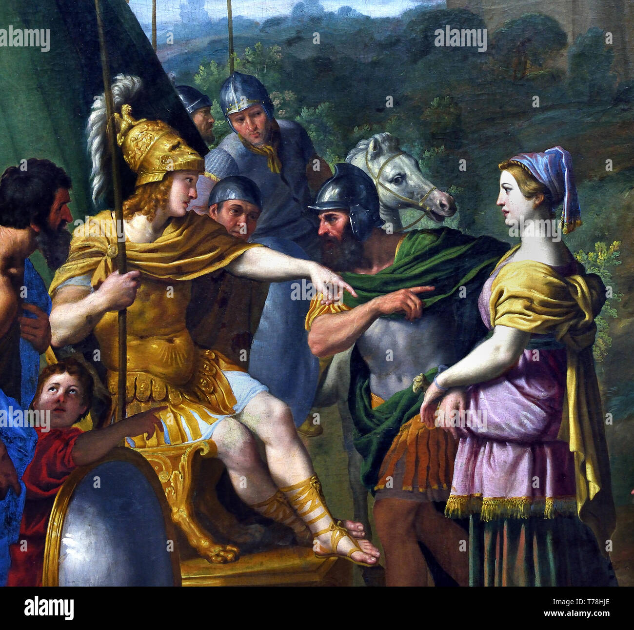 Timocles Captive Brought before Alexander the Great 1615 by Domenico ...