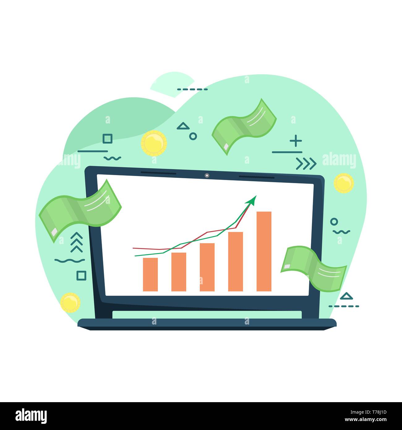 Dollar index Stock Vector Images - Alamy