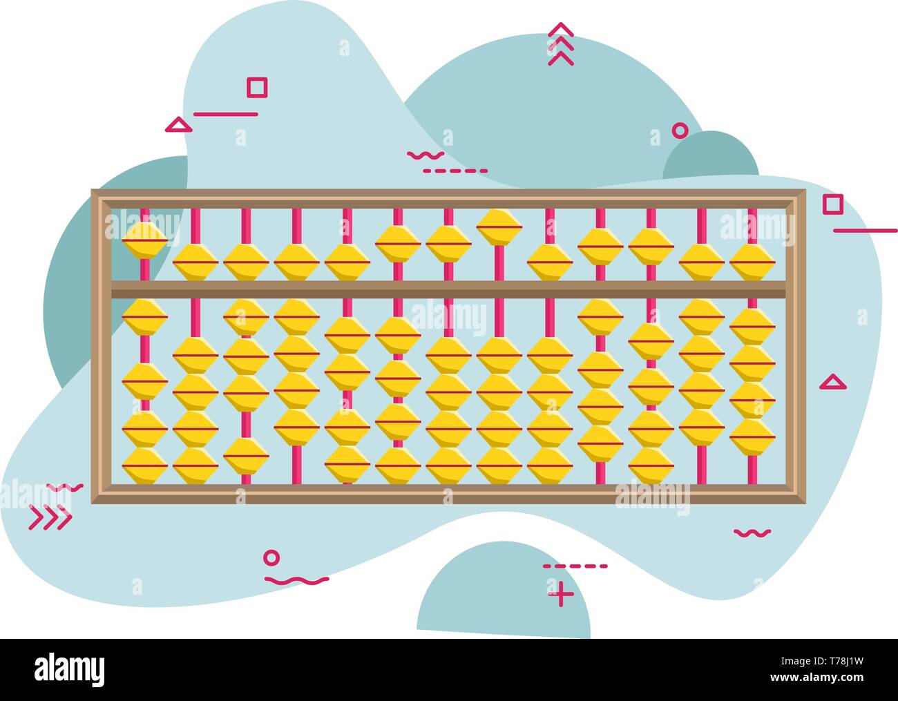 Abacus for mental arithmetic. Abacus. Children's education. Early ...
