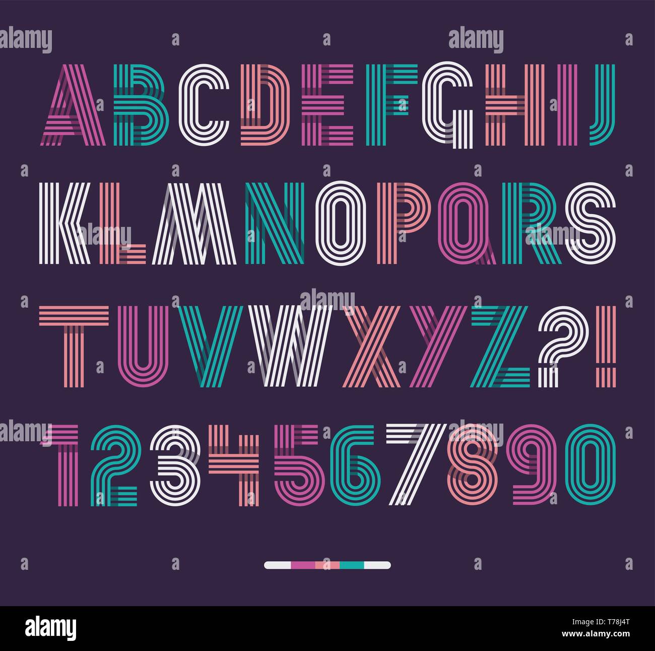 Numerals numbers blocks Stock Vector Images - Alamy