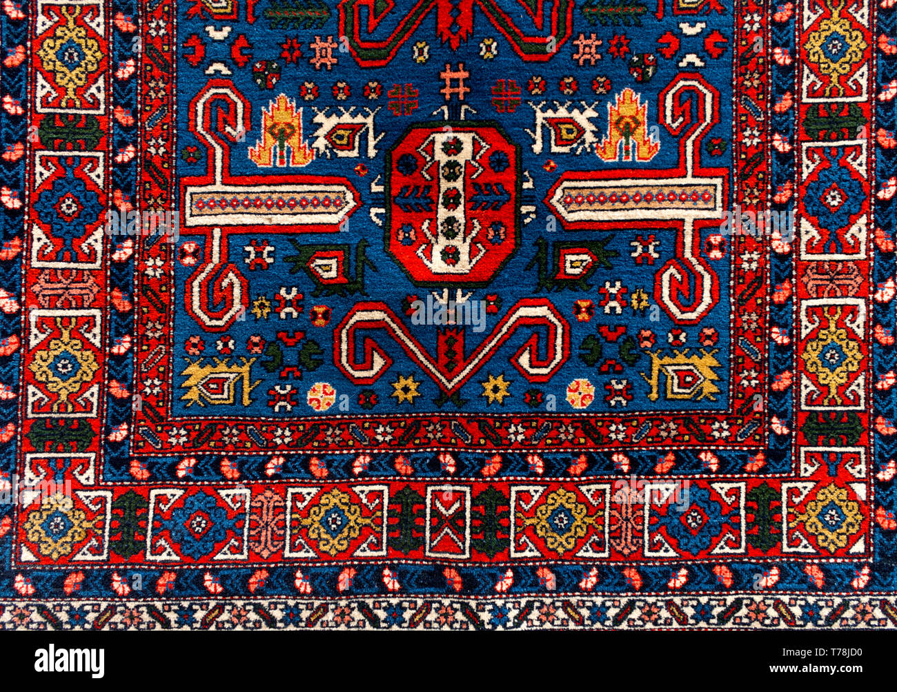 An ancient Armenian carpet texture pattern Stock Photo - Alamy