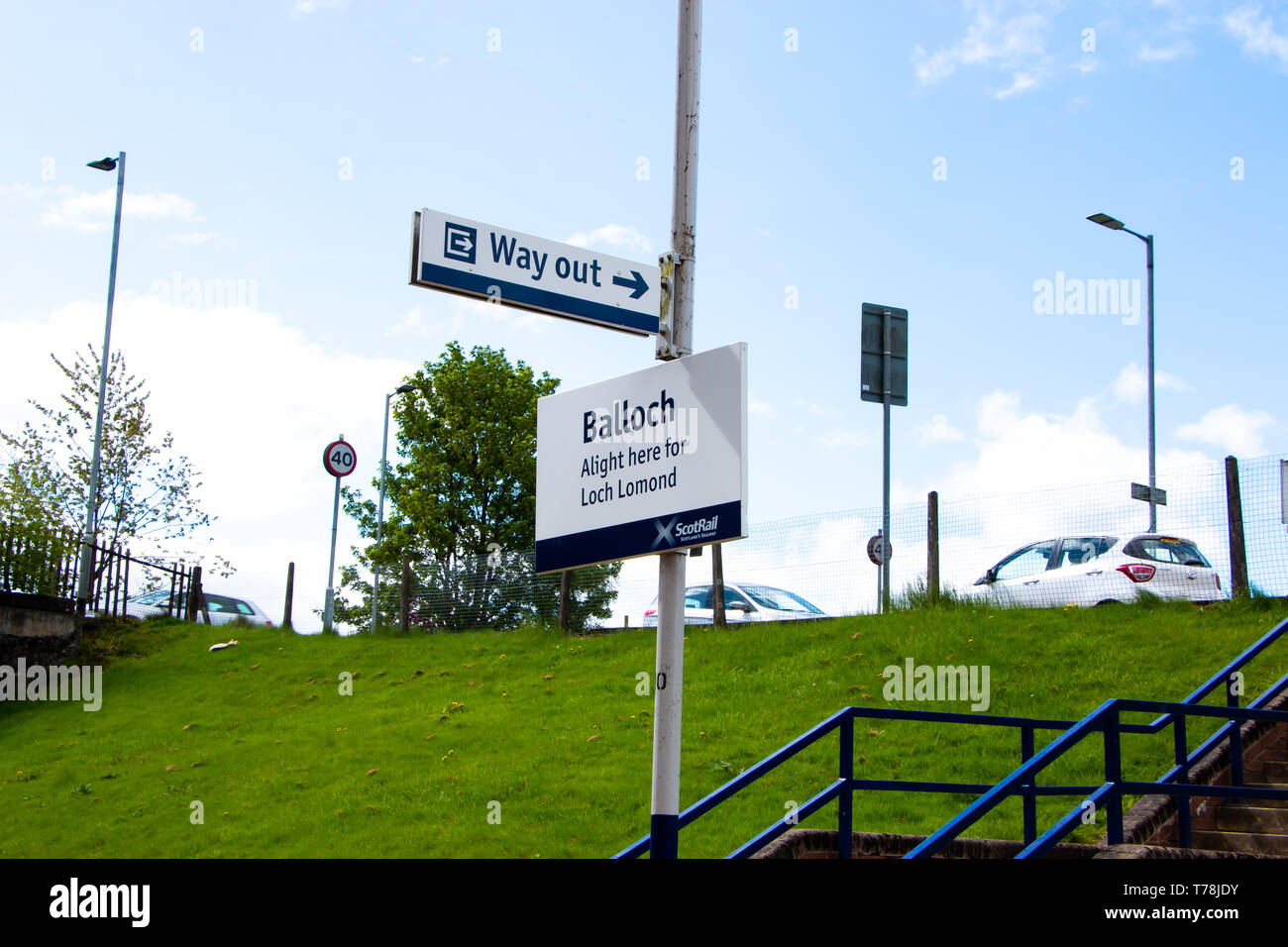 Scotrail sign hi-res stock photography and images - Alamy