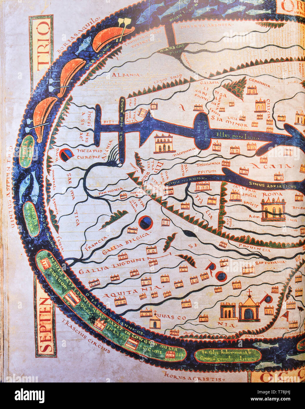 Old Medieval Map High Resolution Stock Photography and Images - Alamy