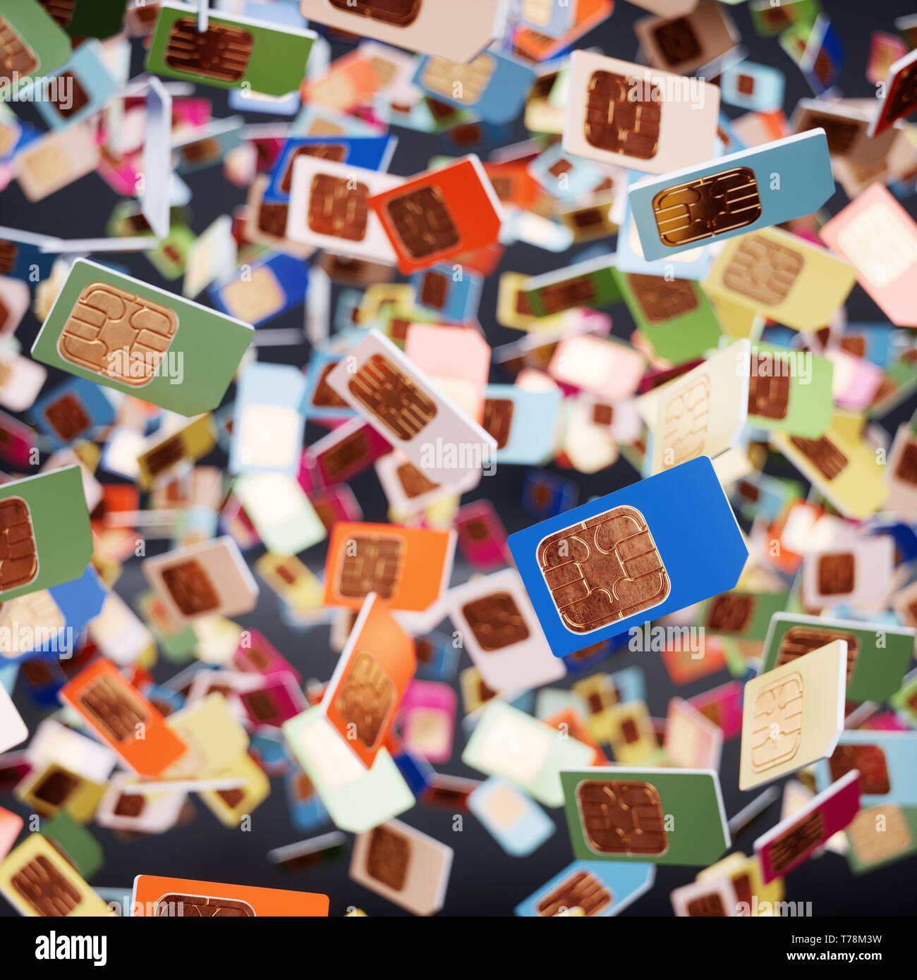 Mobile technology wireless telecommunication internet dial concept ...