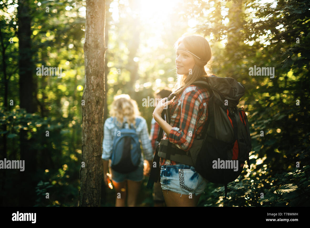 People trekking hi-res stock photography and images - Alamy