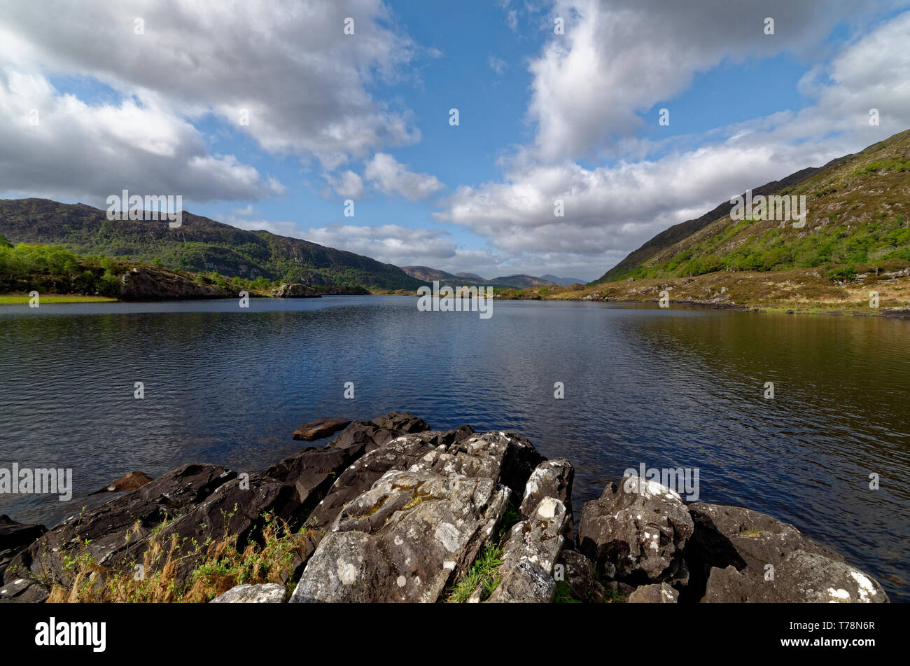 Ring of Kerry - looking cross Upper Lake in Killarney National Park ...