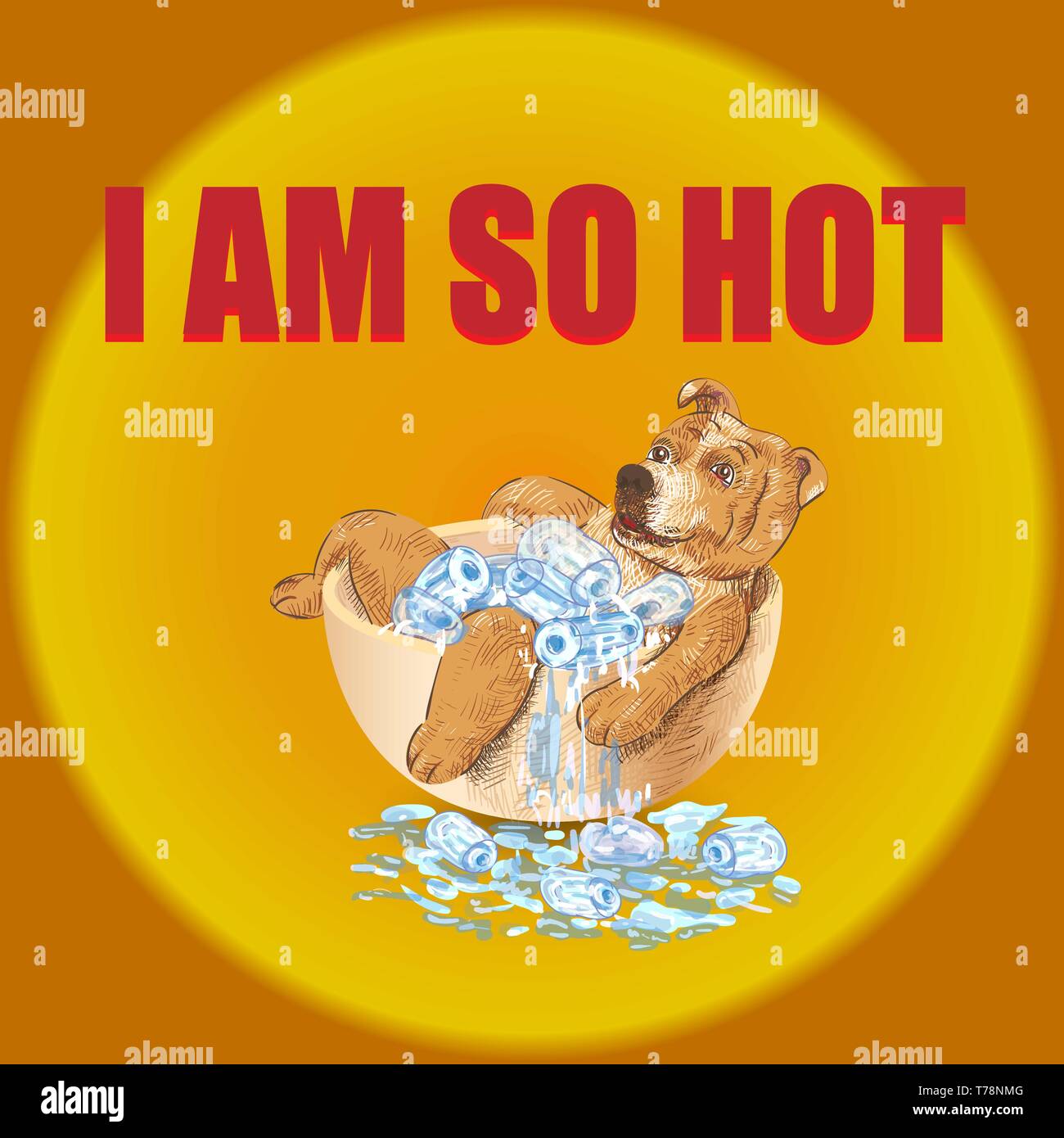 Drop in sun light Stock Vector Images - Alamy