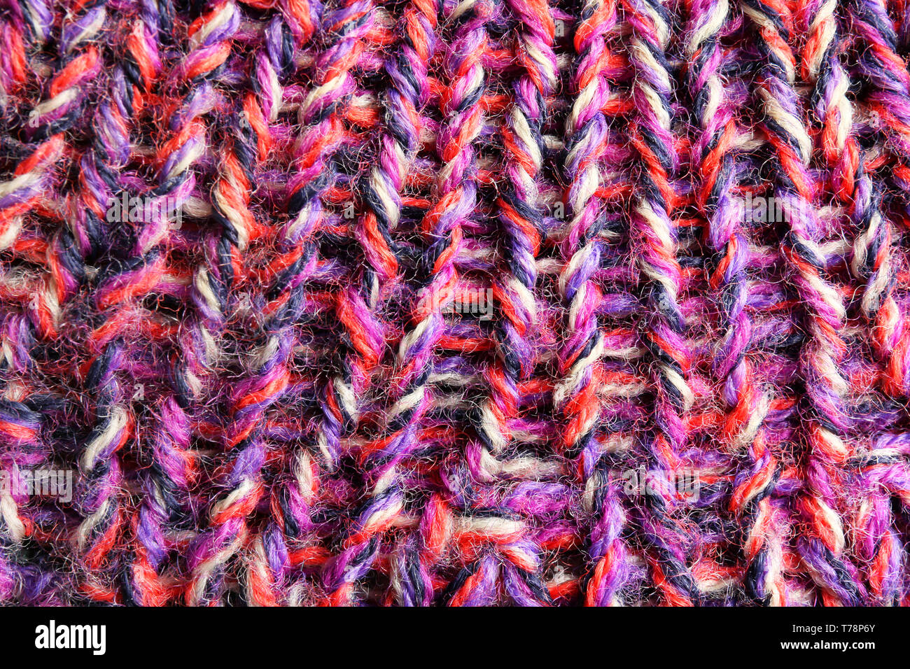 Knitted fabric texture, closeup Stock Photo - Alamy