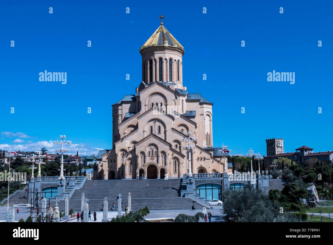Holy Trinity Cathedral of Tbilisi Stock Photo - Alamy