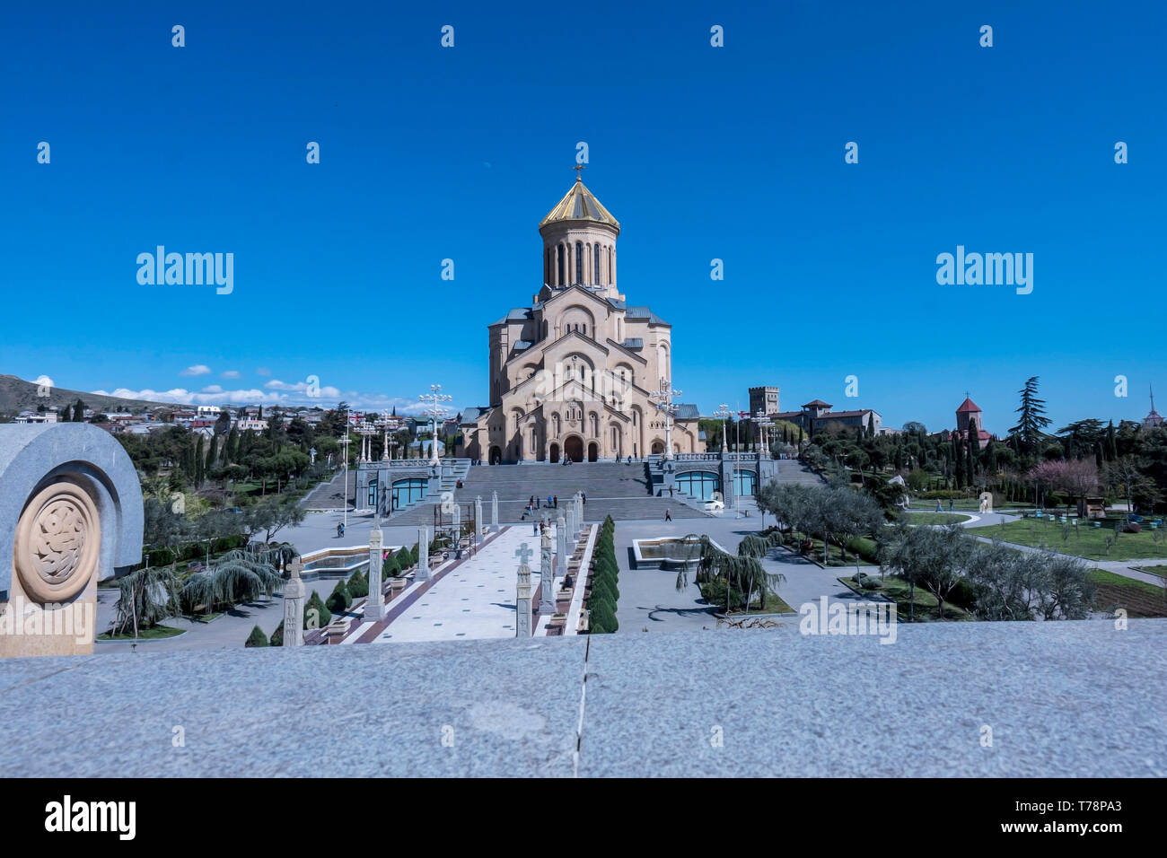 Holy Trinity Cathedral of Tbilisi Stock Photo - Alamy