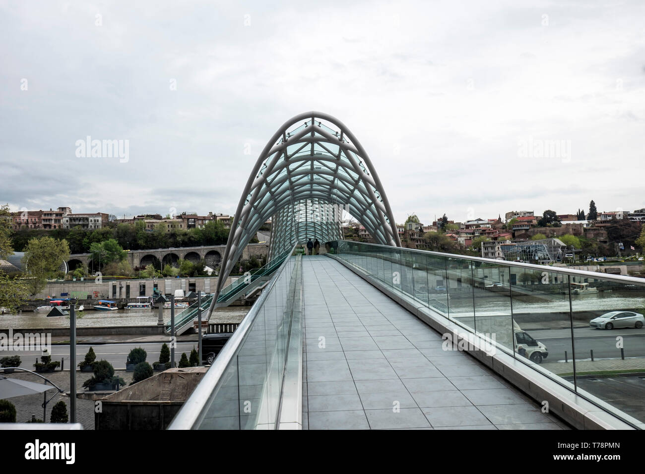 The Bridge of Peace, Tbilisi, Georgia Stock Photo - Alamy