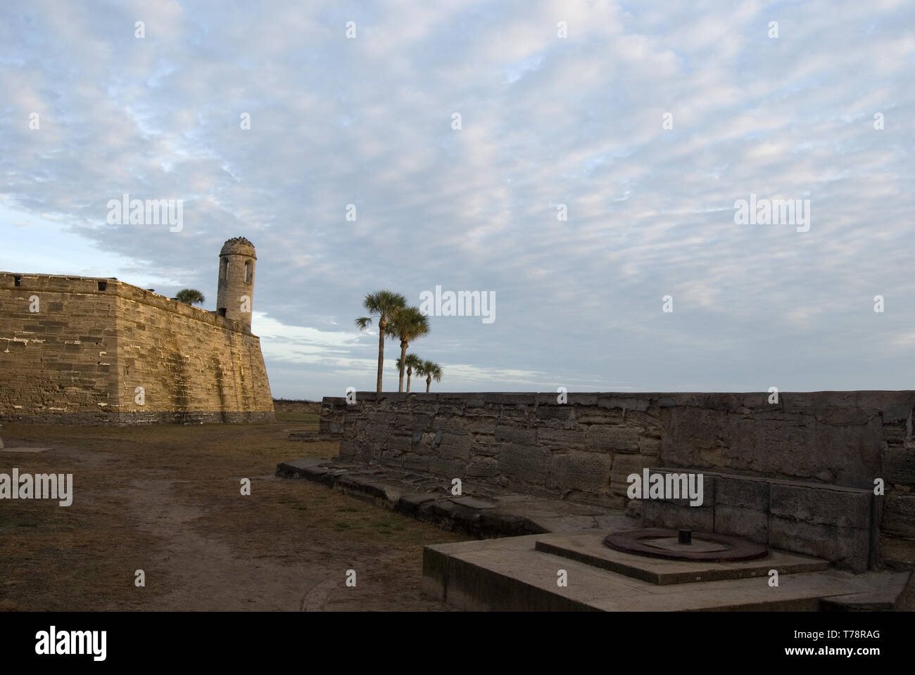 Castillo de San Marcos in St.Augustine Florida Stock Photo - Alamy