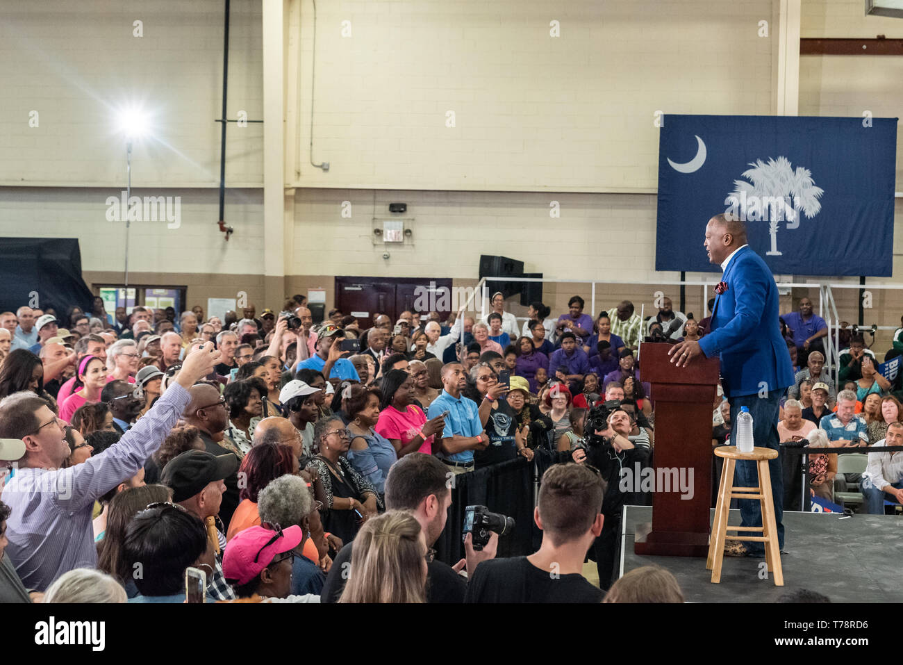 Columbia, South Carolina USA - May 4, 2019: Columbia Mayor Stephen K ...
