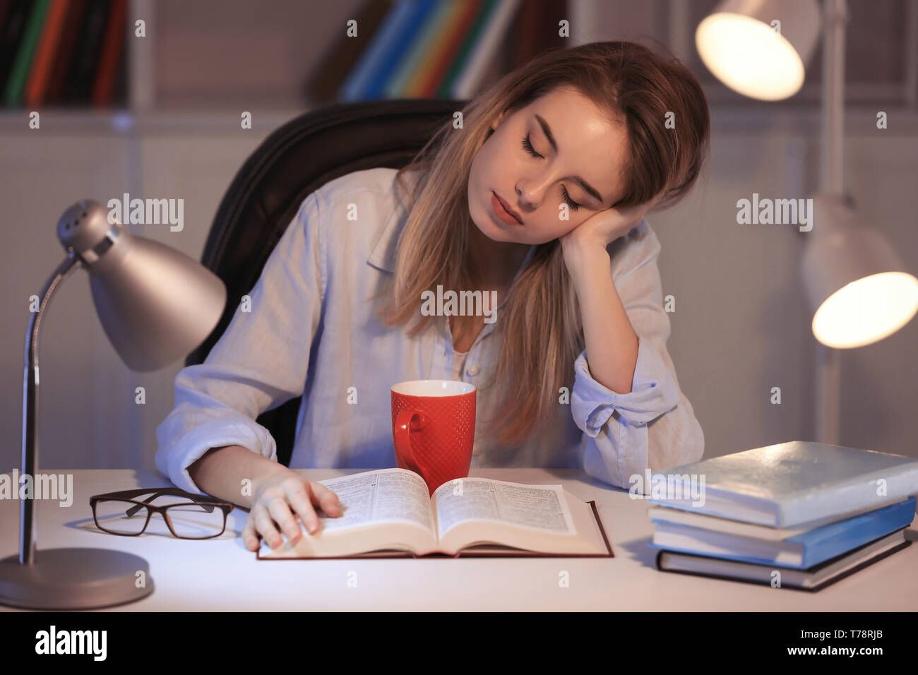 Evening study session hi-res stock photography and images - Alamy