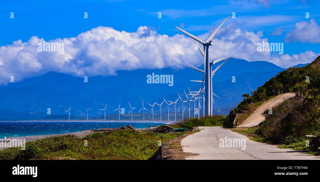 Bangui Wind Farm - Bangui, Ilocos Norte, Philippines Stock Photo - Alamy