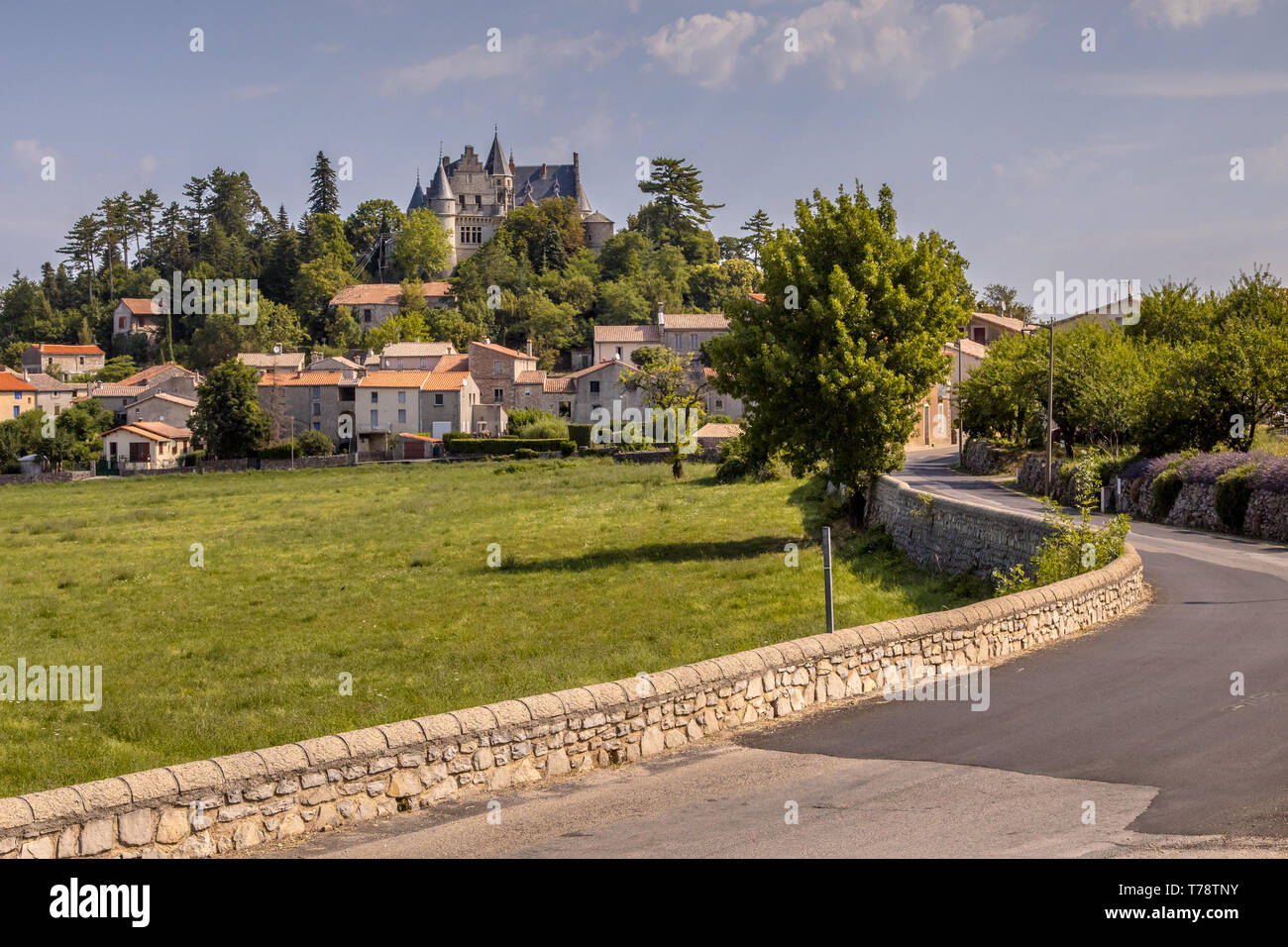 Languedoc france french rural town hi-res stock photography and images ...