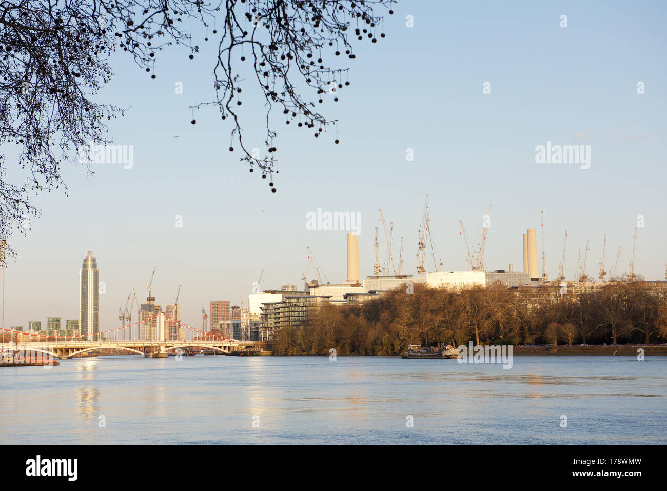 Chelsea Bridge over the River Thames in London, England Stock Photo - Alamy
