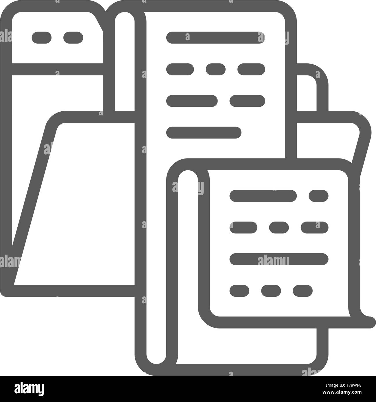 File list Stock Vector Images - Alamy