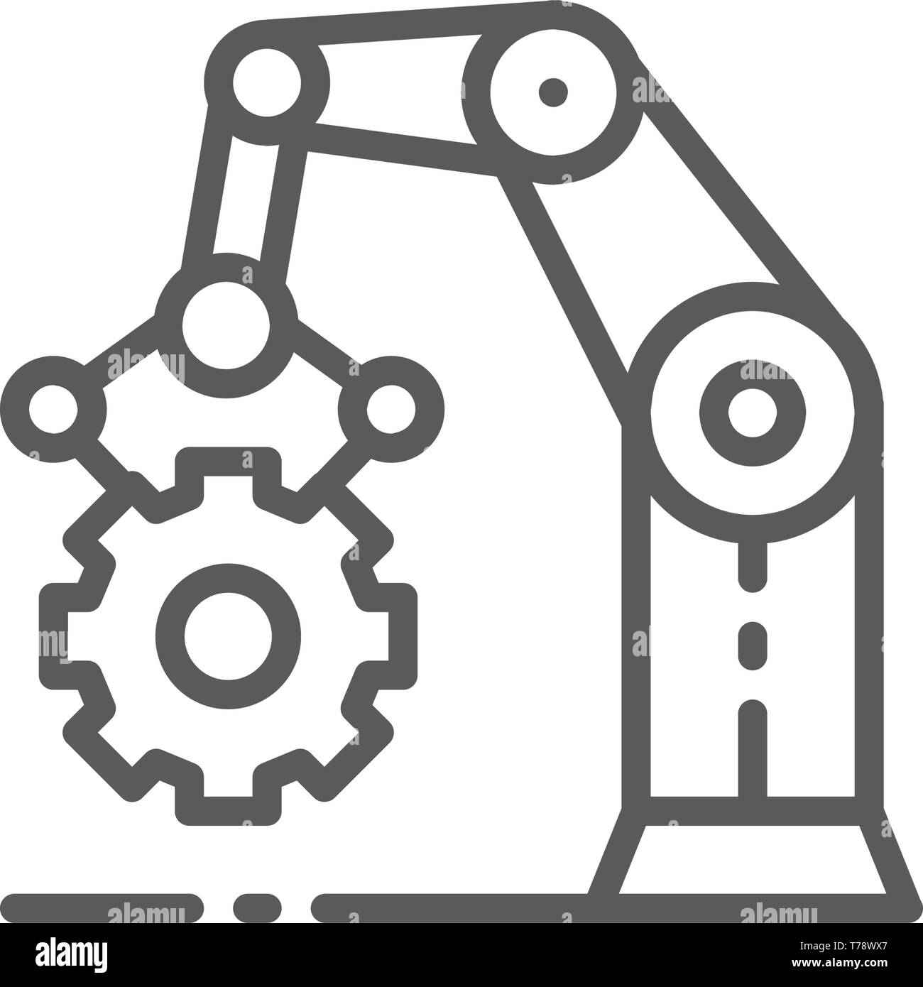 Industrial manipulator Black and White Stock Photos & Images - Alamy
