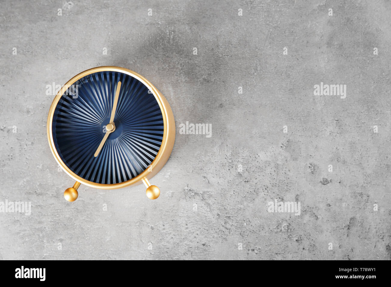 Modern clock on light background. Time management concept Stock Photo ...