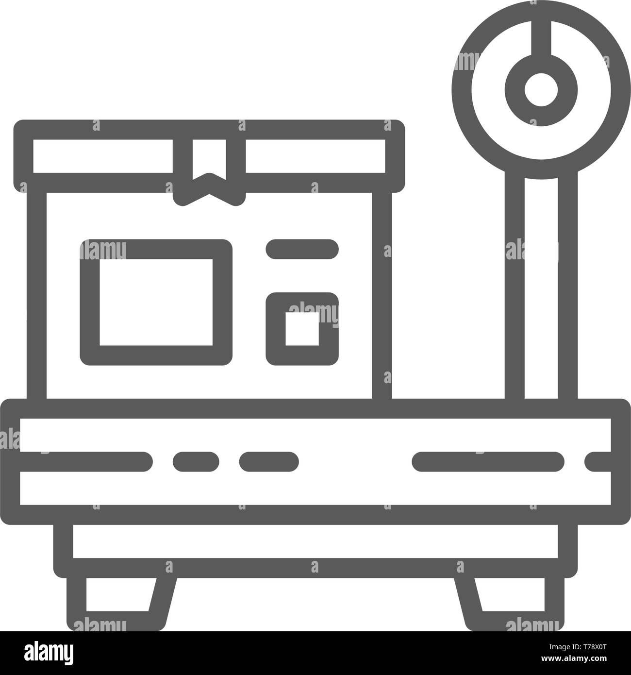 Industrial weighing scales Black and White Stock Photos & Images - Alamy
